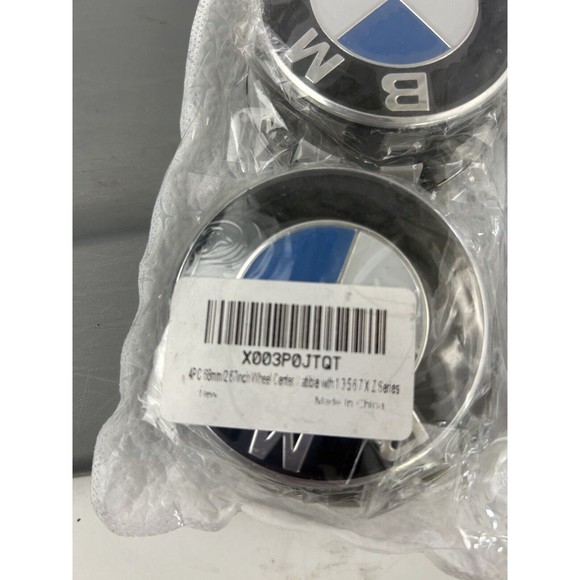 BMW | Other | Set 4x68mm For Bmw Wheel Center Caps Blue White Rim ...